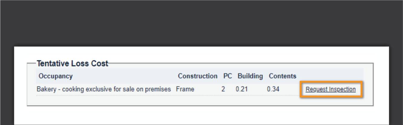 How do I calculate a tentative loss cost?